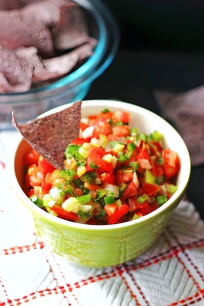 Fresh Salsa with Cilantro - Pico de Gallo - Tried and True Recipes