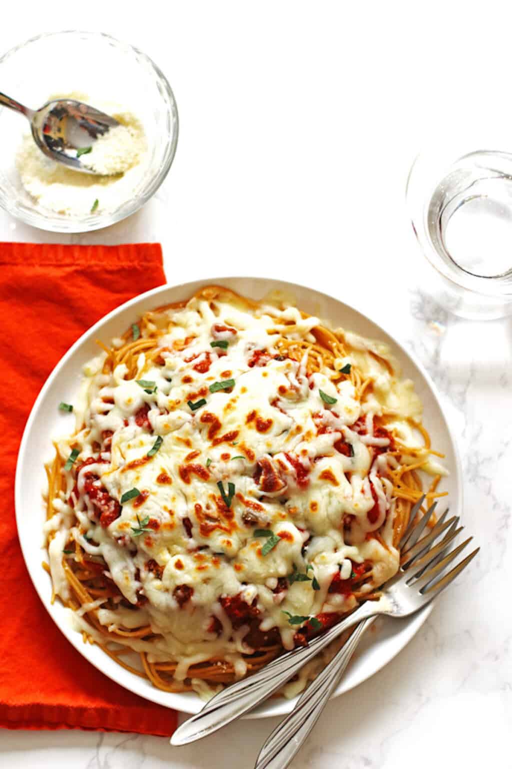 Easy Cheesy Spaghetti Recipe - Tried and True Recipes