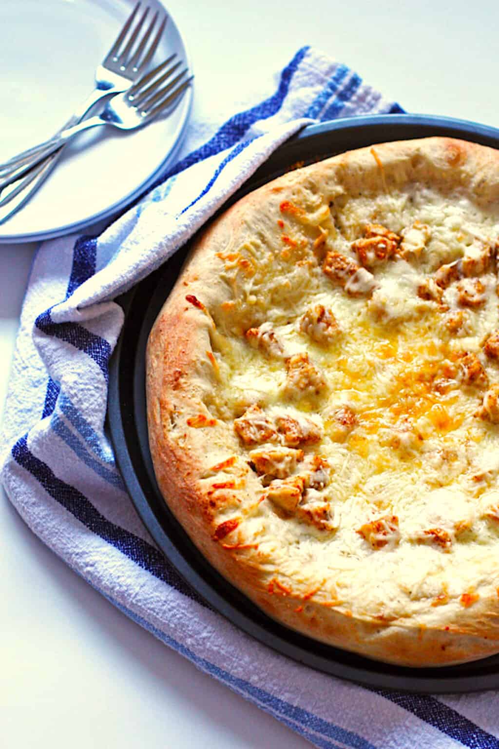 Homemade Buffalo Chicken Pizza Recipe - Tried and True Recipes