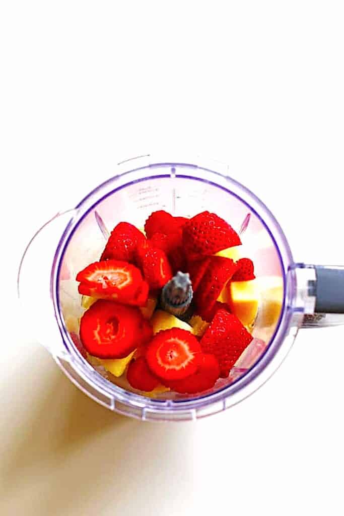 EASY Strawberry Pineapple Smoothie Recipe - Tried and True Recipes