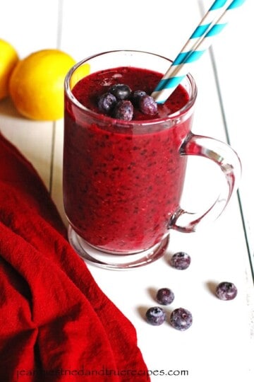 Blueberry Lemon Smoothie - Tried and True Recipes