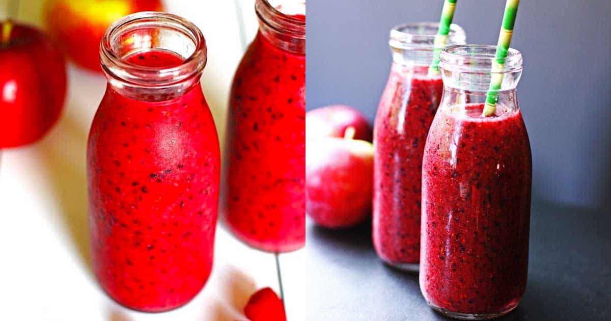 Apple Smoothie with Berries - Tried and True Recipes