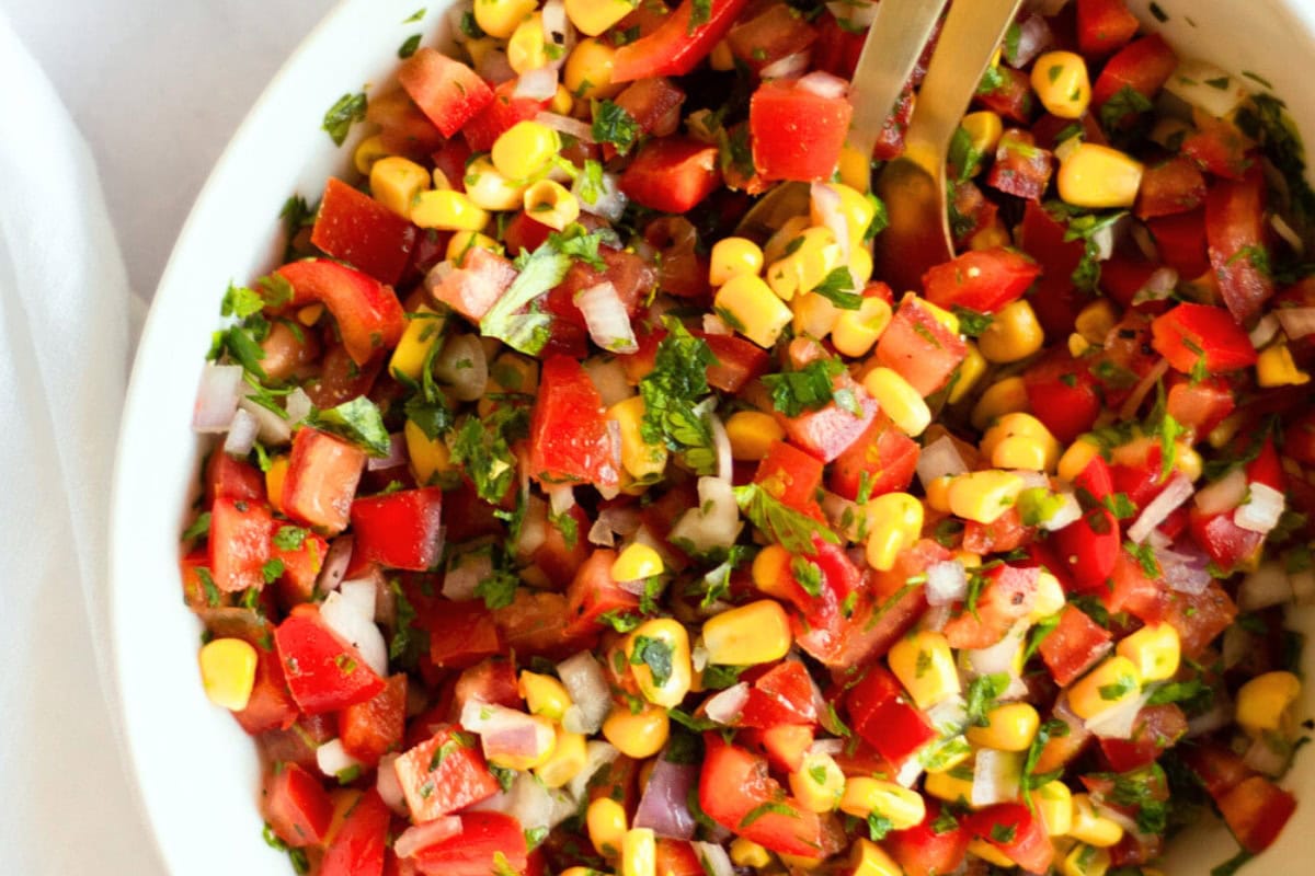 Corn Pico de Gallo Recipe - Sweet Corn Salsa - Tried and True Recipes